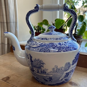Spode, England Vintage 1994 Very Large 4.6L 1gal 8pt Ceramic Kettle or ...