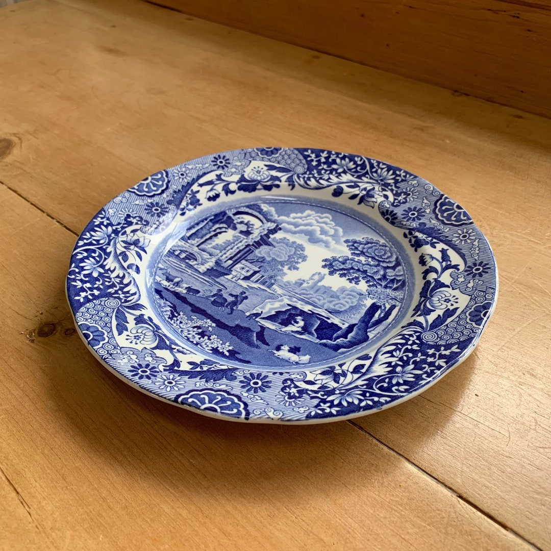 Copeland Spode England Vintage Before 1970 Side Plate in Blue - Etsy