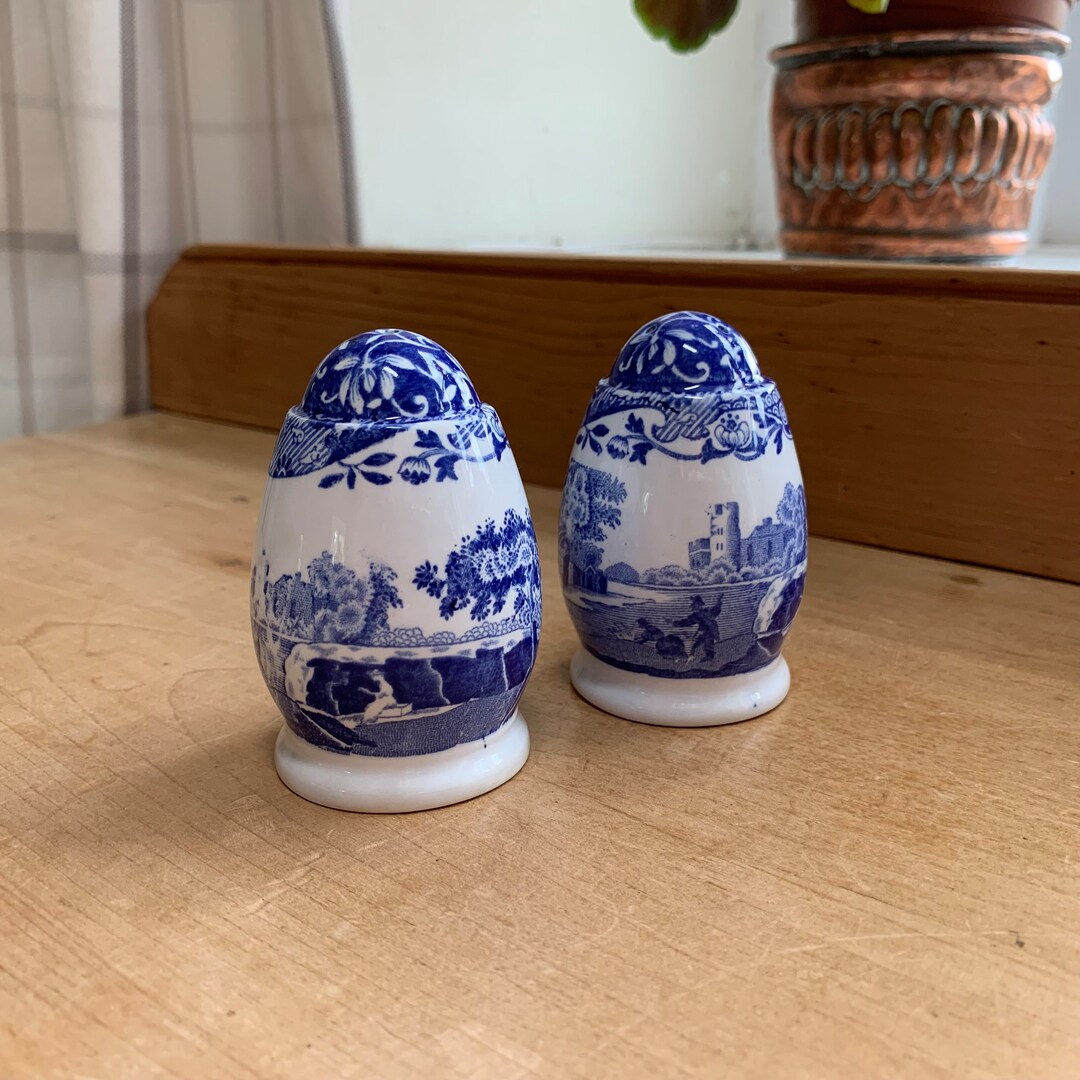 Spode, England Vintage 1976-1999 Matching Pair Salt and Pepper Shakers ...