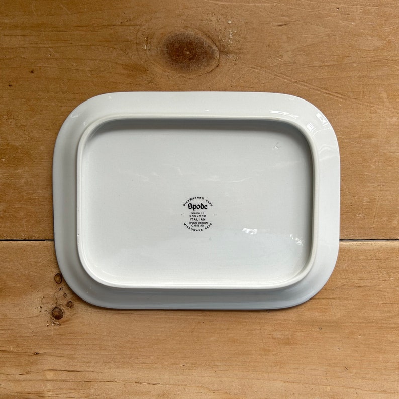 Vintage Spode Blue Italian Cheese Dish W19cm, England 2000-2005 - Etsy