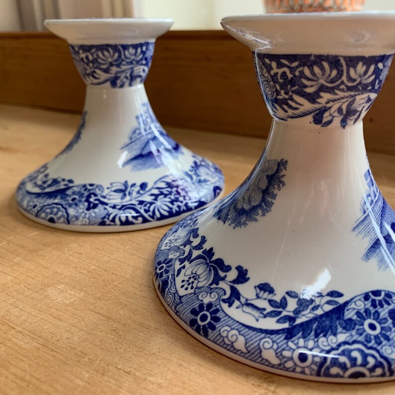 Spode England Vintage 1994 Matching Pair of Short or Squat - Etsy