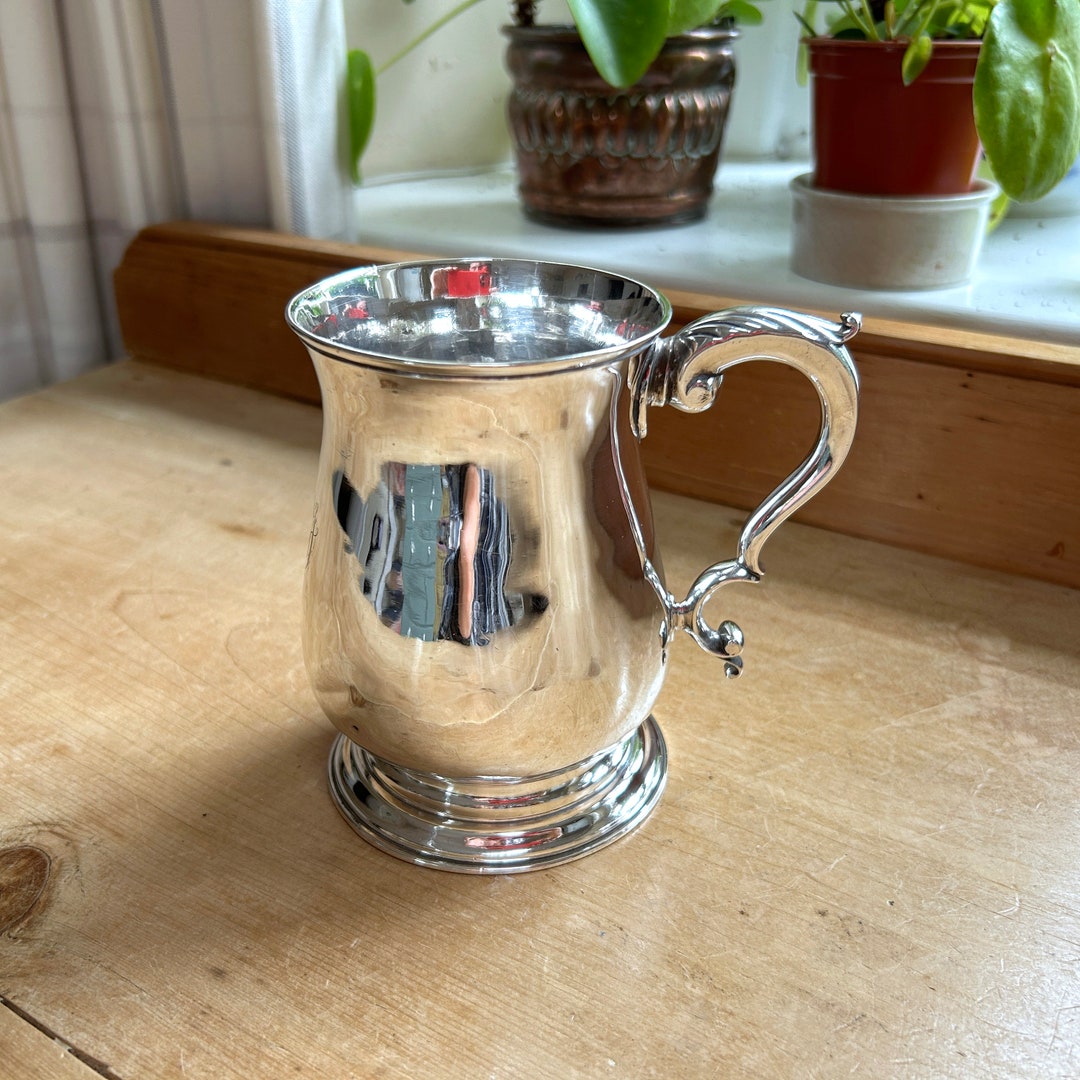 Sterling Silver Tankard Mug, William Shaw II, London Antique 1767 ...