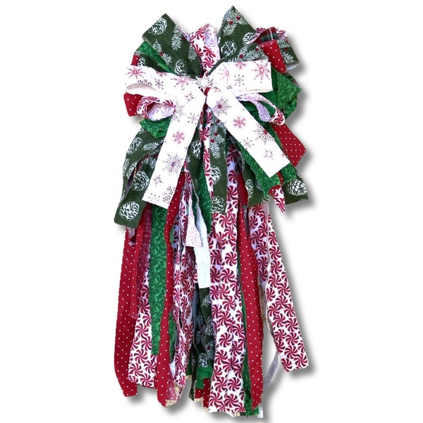 Shabby Chic Rag Bow - Etsy