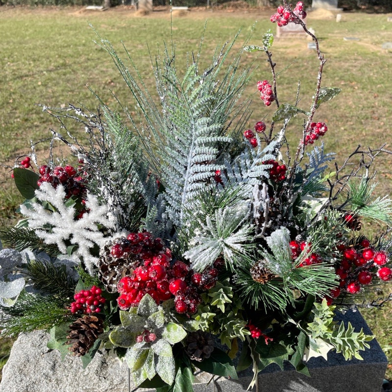 Winter Grave Flowers - Etsy