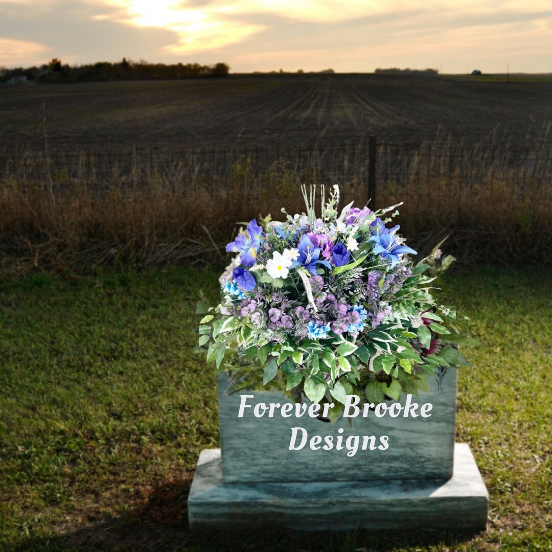 Spring Cemetery Saddle , Easter Grave Saddle , Headstone Saddle ...