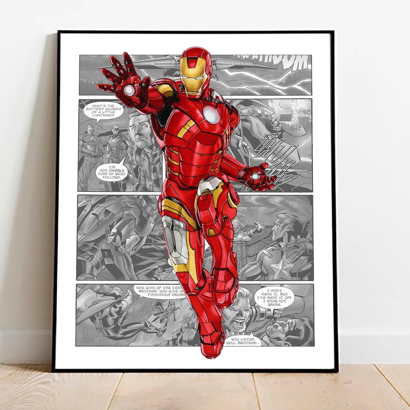 Iron Man Poster - Etsy