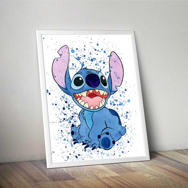 Stitch Poster - Etsy