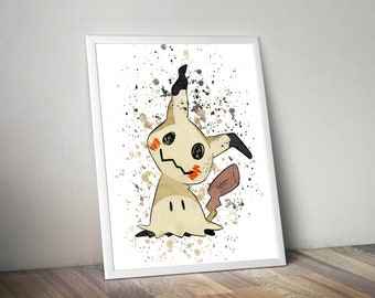 Mimikyu Poster Art - Etsy
