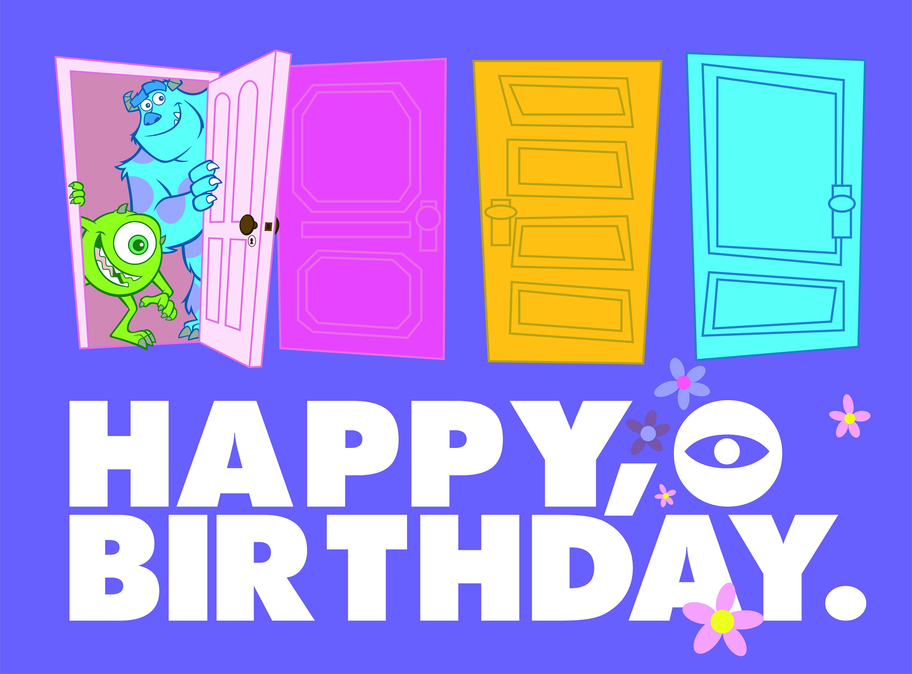 Monster Inc. / Backdrop & Background - Etsy