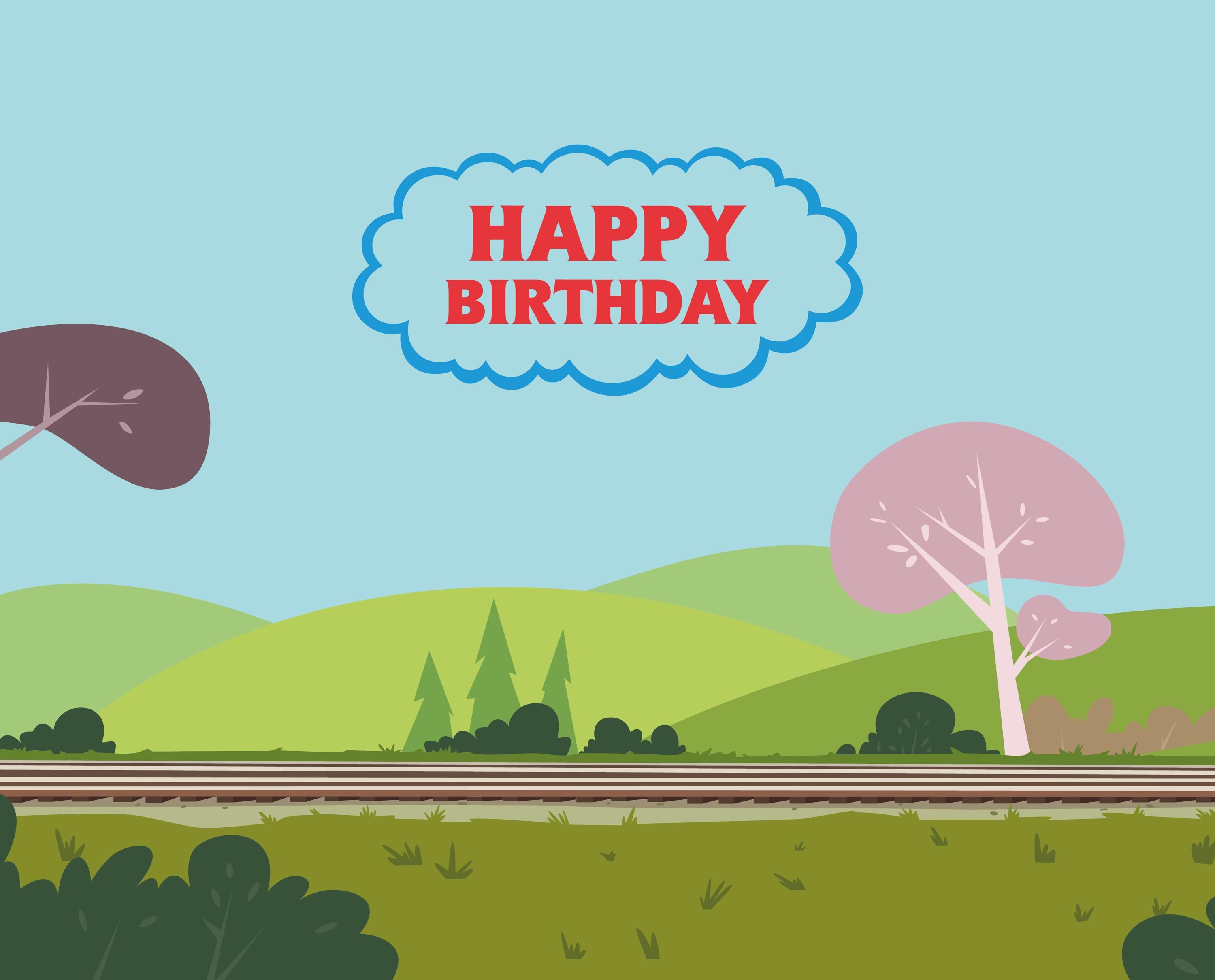 Thomas & Friends / Backdrop and Background for Your Best Party - Etsy