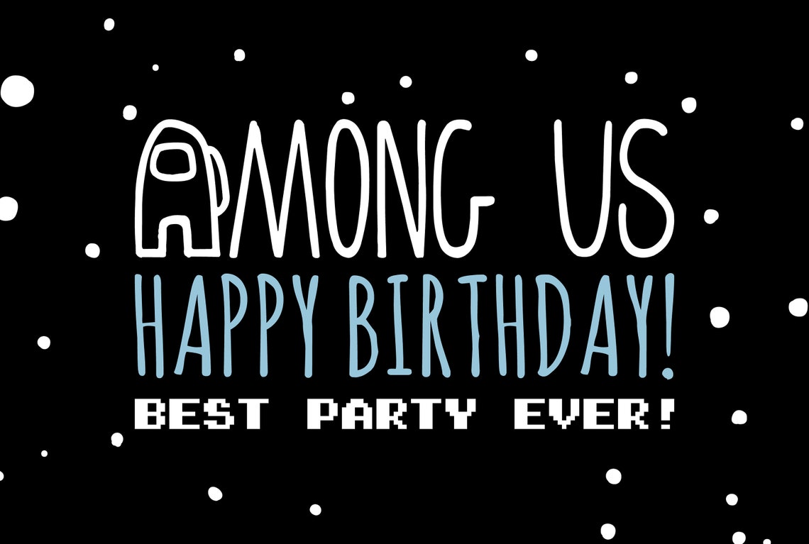 Customizable Among Us/ Backdrop and Background - Etsy