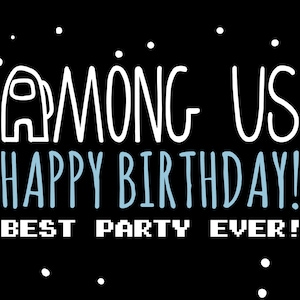 Customizable Among Us/ Backdrop and Background - Etsy