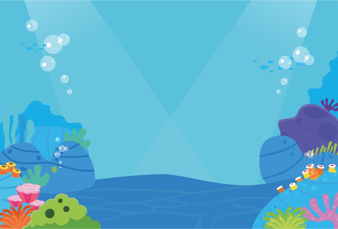 Baby Shark Party / Backdrop & Background - Etsy