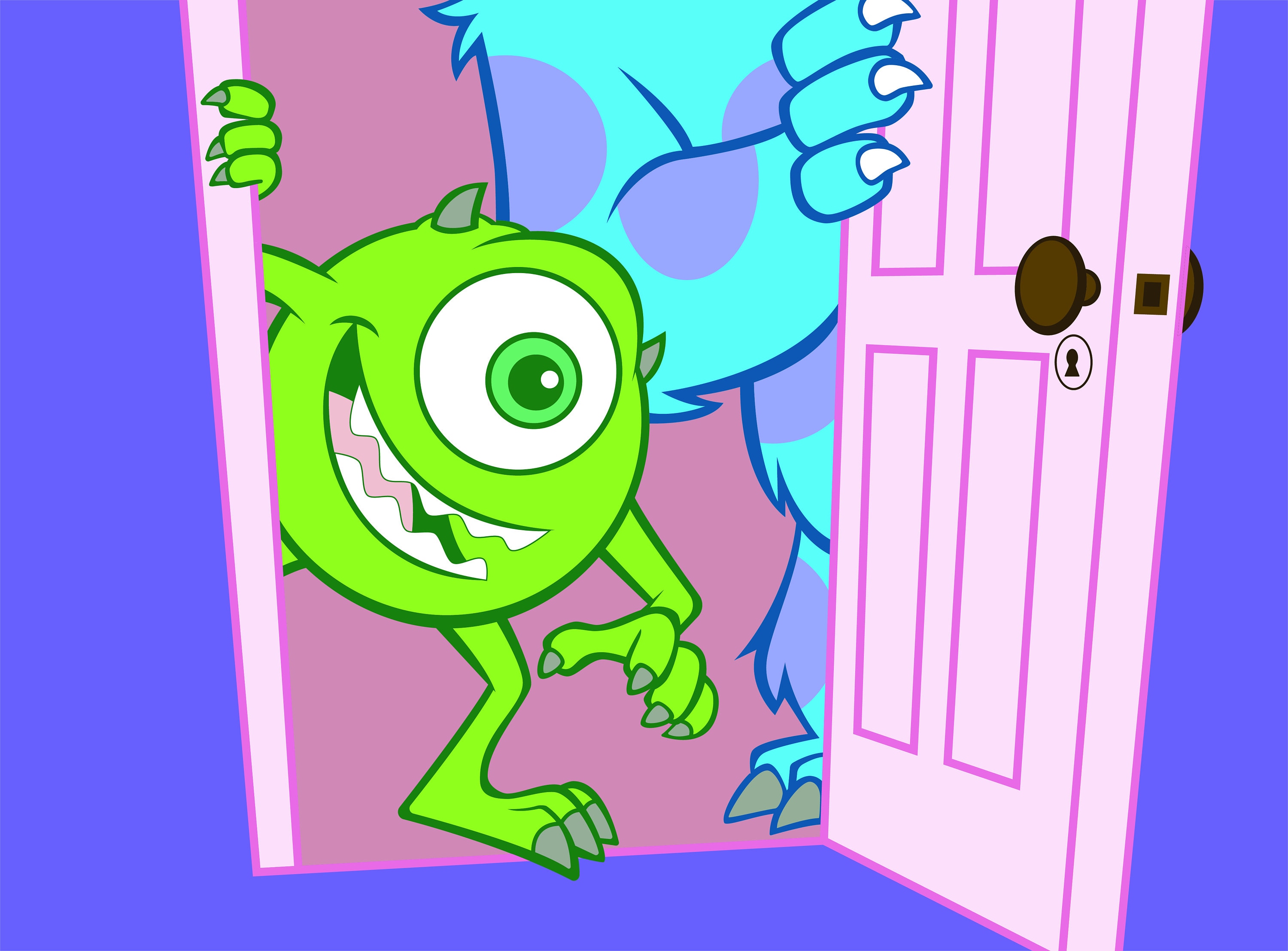 Monster Inc. / Backdrop & Background - Etsy
