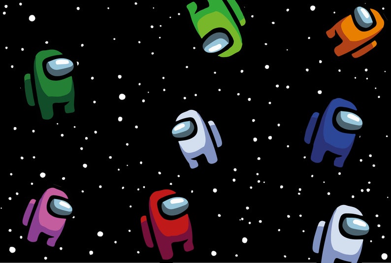 Customizable Among Us/ Backdrop and Background - Etsy