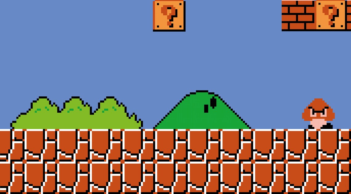 Customizable Super Mario B. / Backdrop and Background - Etsy