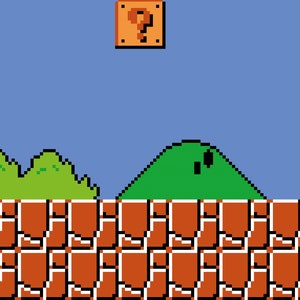 Customizable Super Mario B. / Backdrop and Background - Etsy