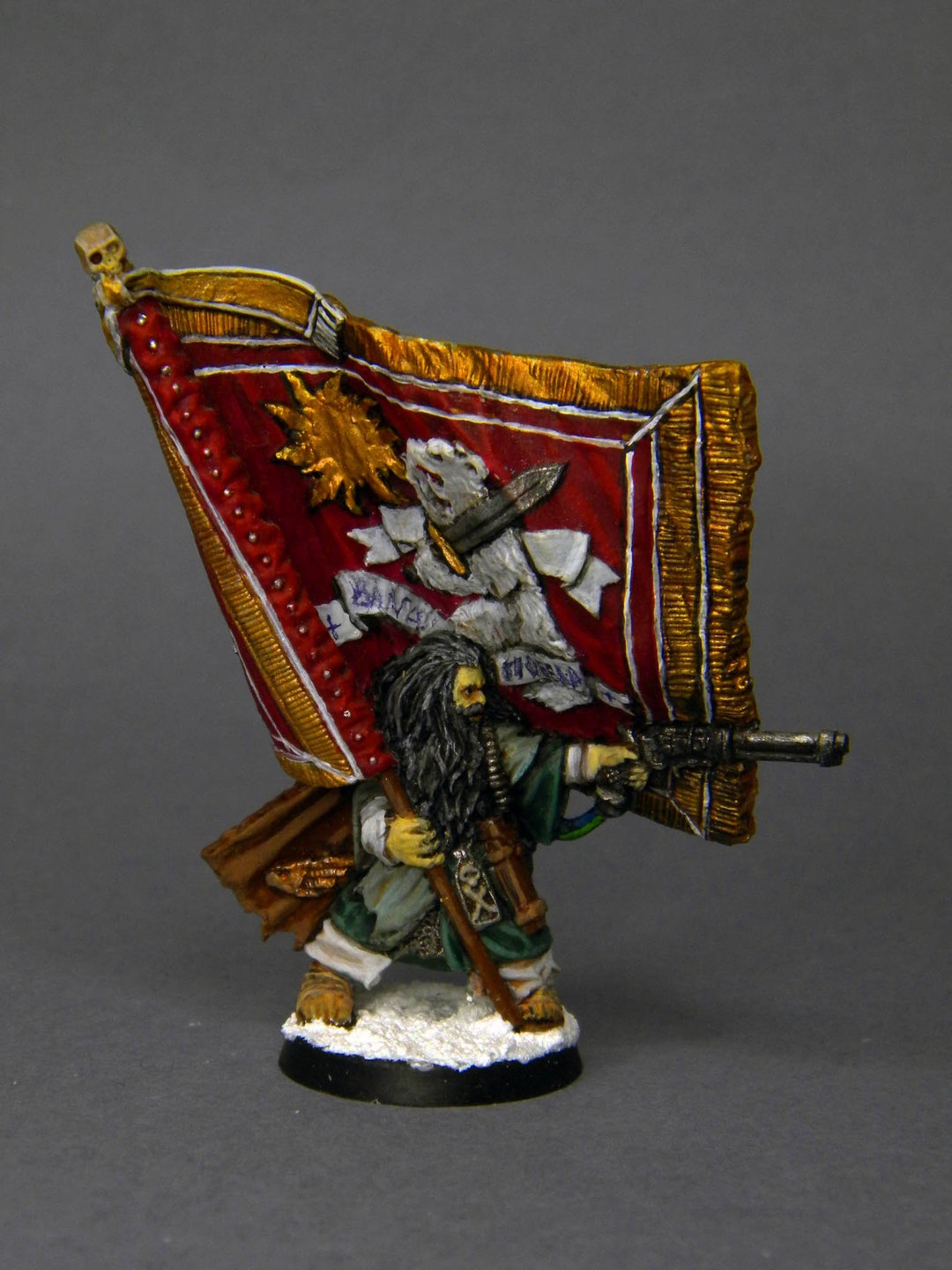 Wild Standard Bearer. Ice Warrior (proxy Valhalla Imperial Guard ...