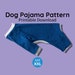 Dog Pajamas Sewing Pattern PDF Download Size XXL Large Dog Breed ...