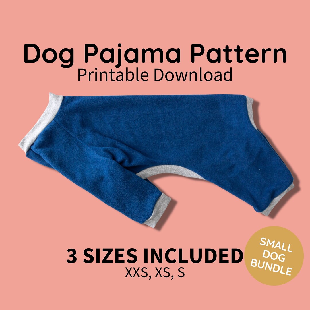 Dog Pajamas Sewing Pattern PDF Download Small 3 Pack Clothing, Italian ... Dog Pajamas Sewing Pattern PDF Download Small 3 Pack Clothing, Italian ...
