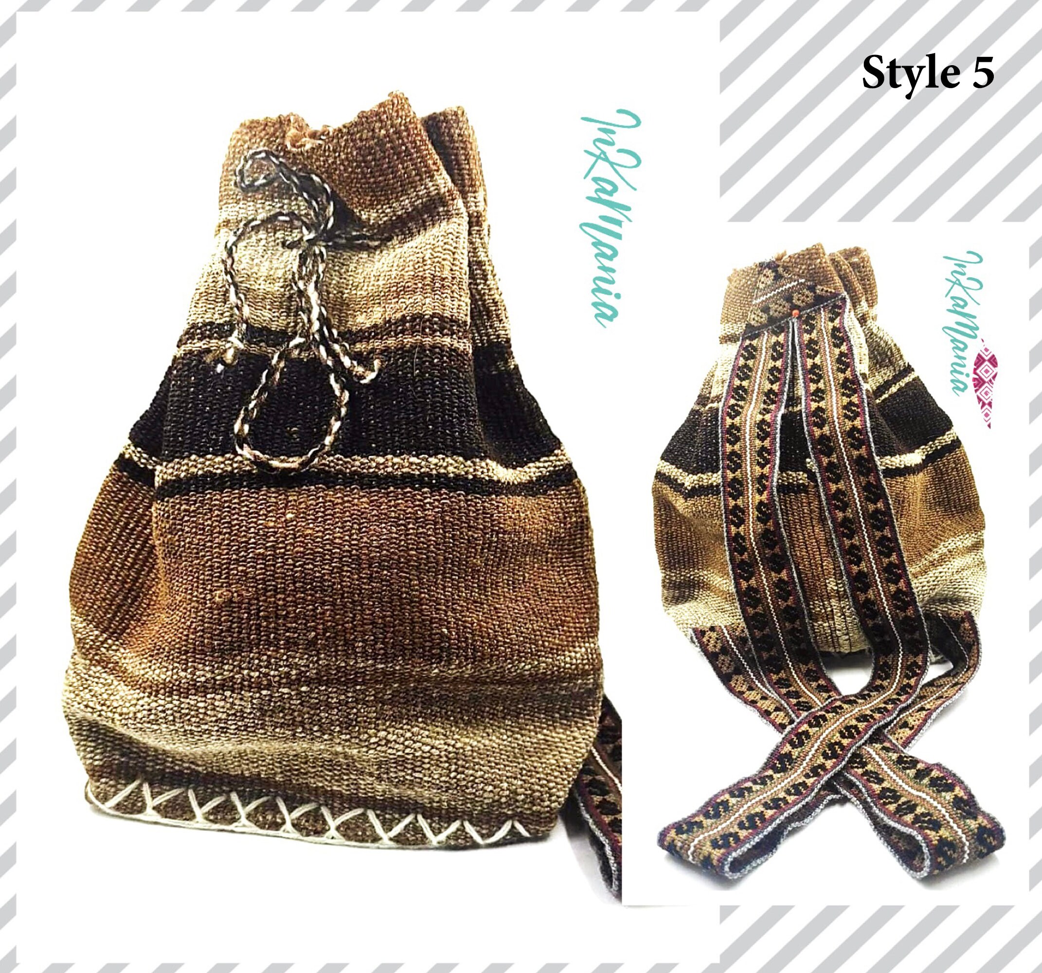 Peruvian Backpack, Handmade, Casual Style - Etsy