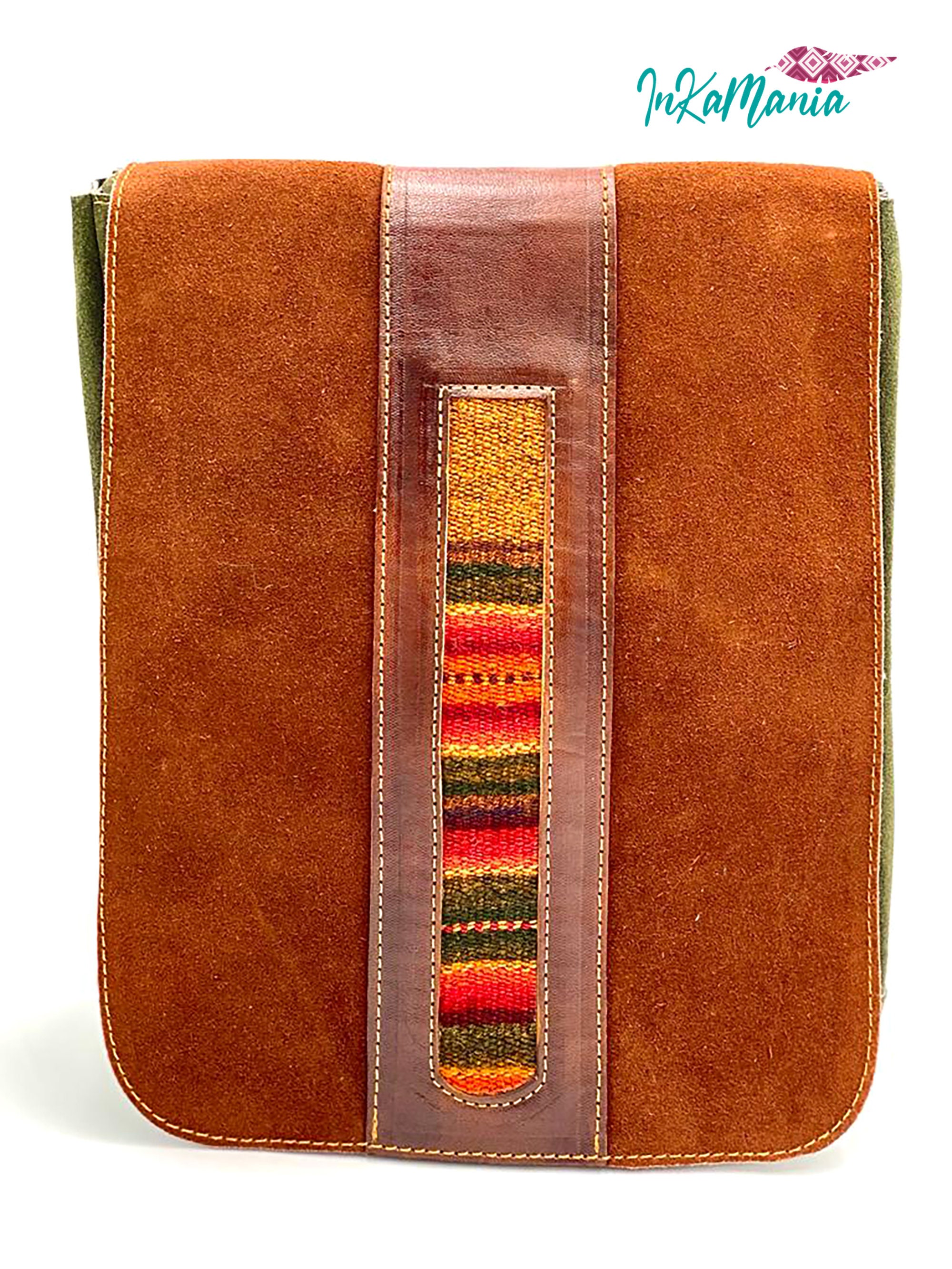 Leather Peruvian Crossbody Bag Medium Size Should Bag Travel Handbag ...