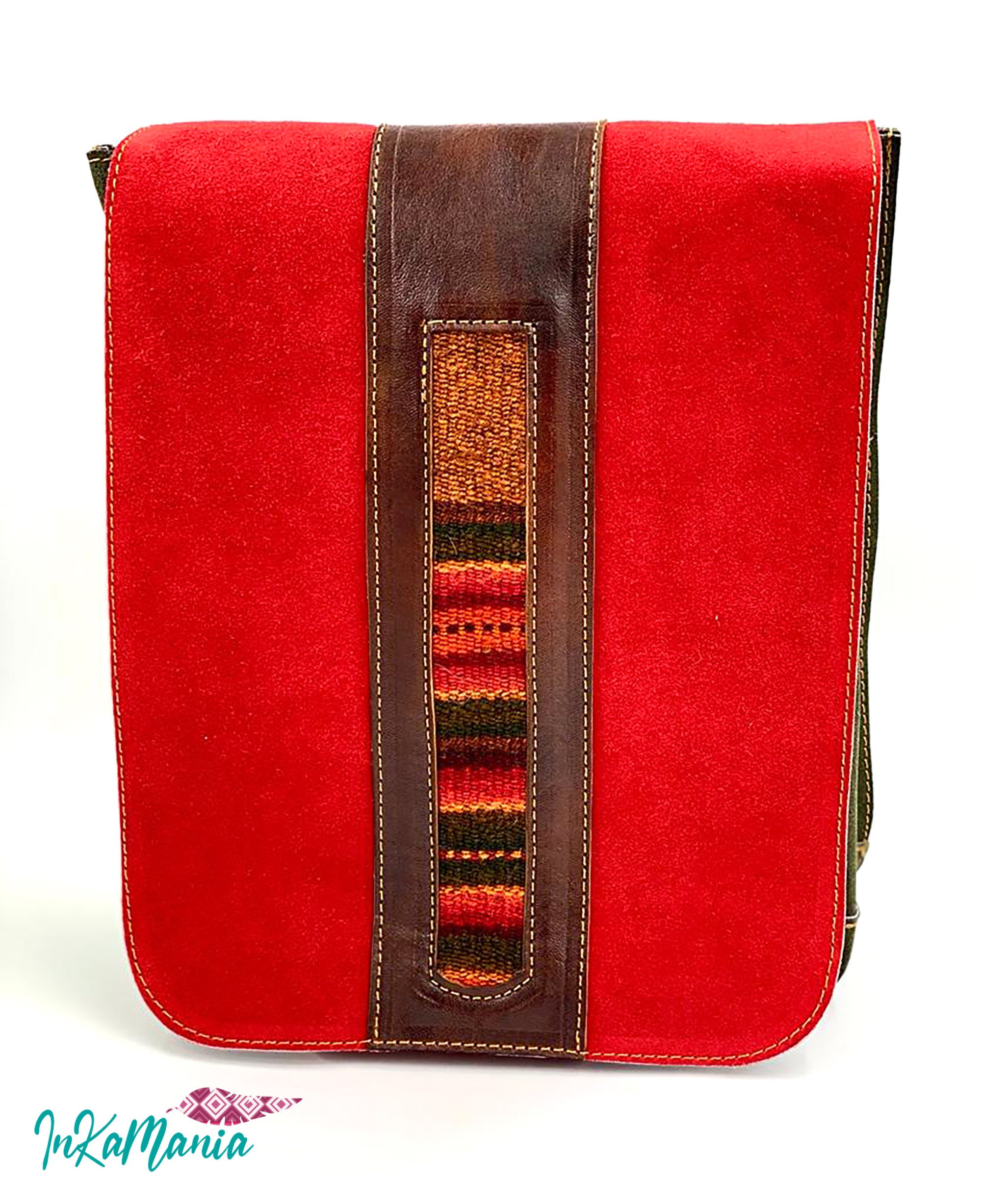 Leather Peruvian Crossbody Bag Medium Size Should Bag Travel Handbag ...