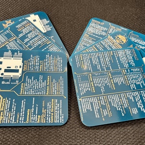 Arduino Diagram Coaster Interactive Desk Accessory for Makers, Gold ...