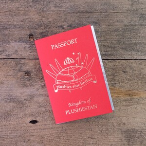 Custom Passport for Stuffed Animals, Teddy Bears, Plushies, Soft Toys ...