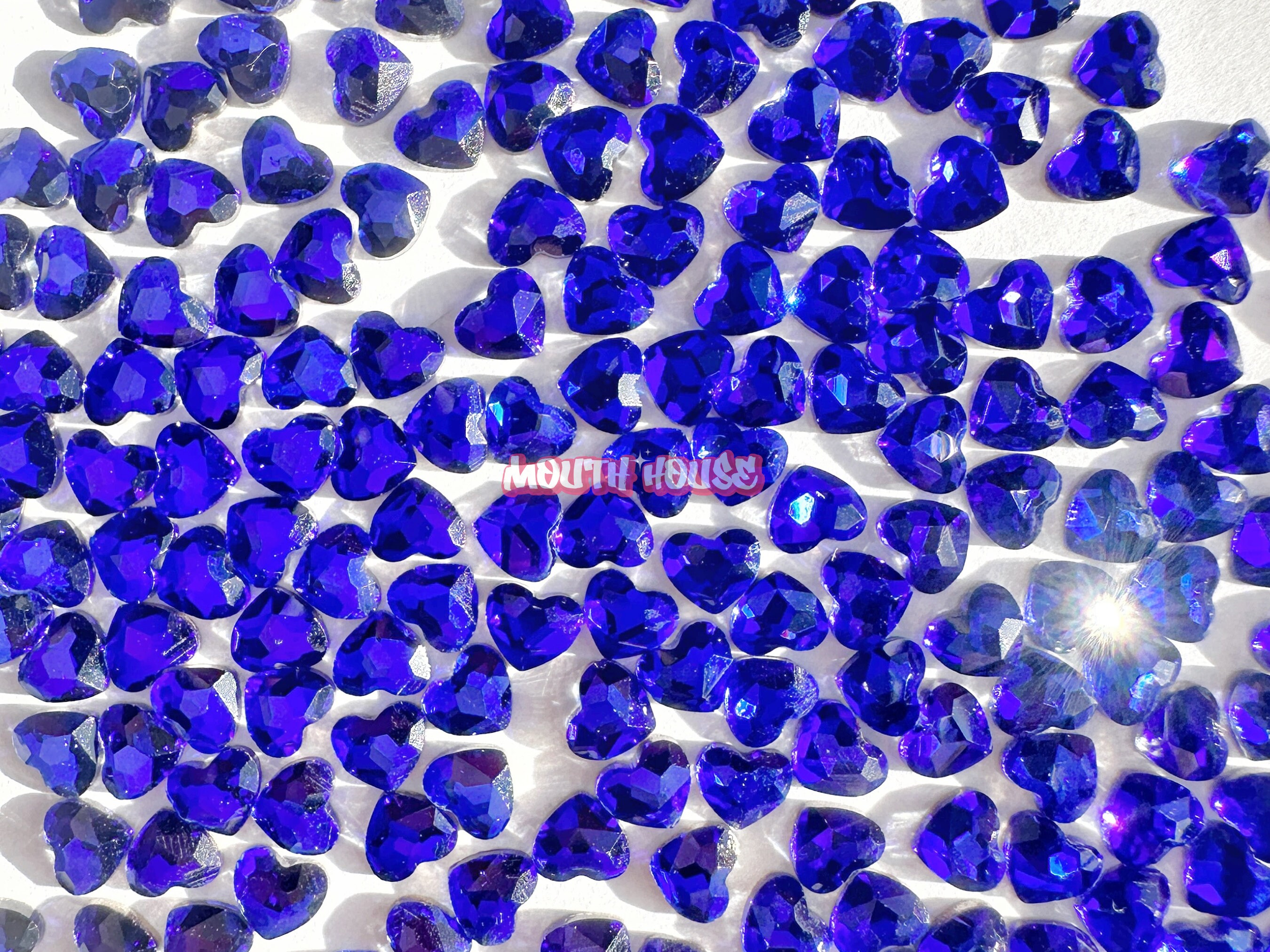 Heart Shape Tooth Gems, Tooth Gems, Tooth Gem Flatbacks, Heart ...