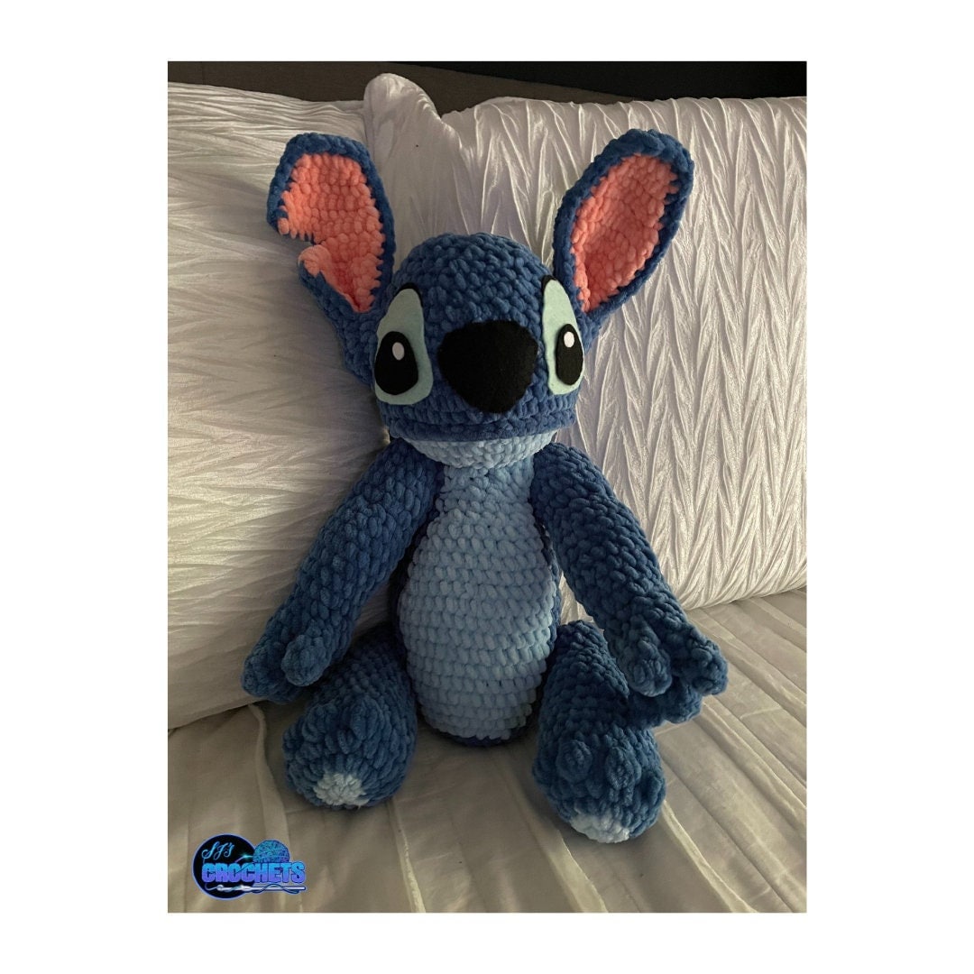 Amigurumi Stitch Inspired Stuffed Doll/stuffed Animal/ Crochet Stitch ...