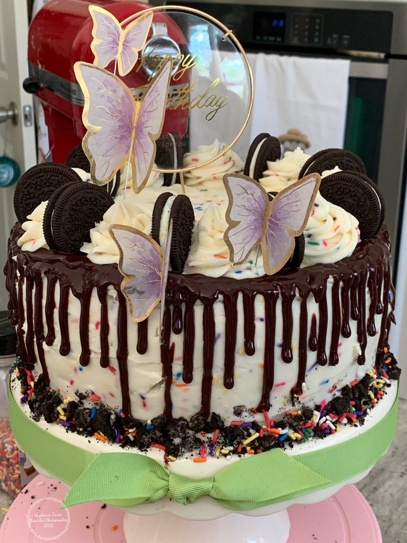 The Oreo Cookie Birthday Cake ! Original Recipe Download - Etsy