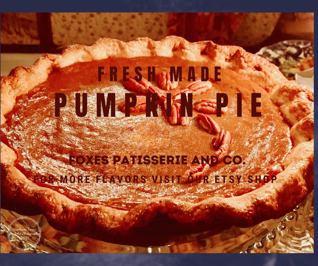 Giving Thanks Pumpkin Pie - Etsy
