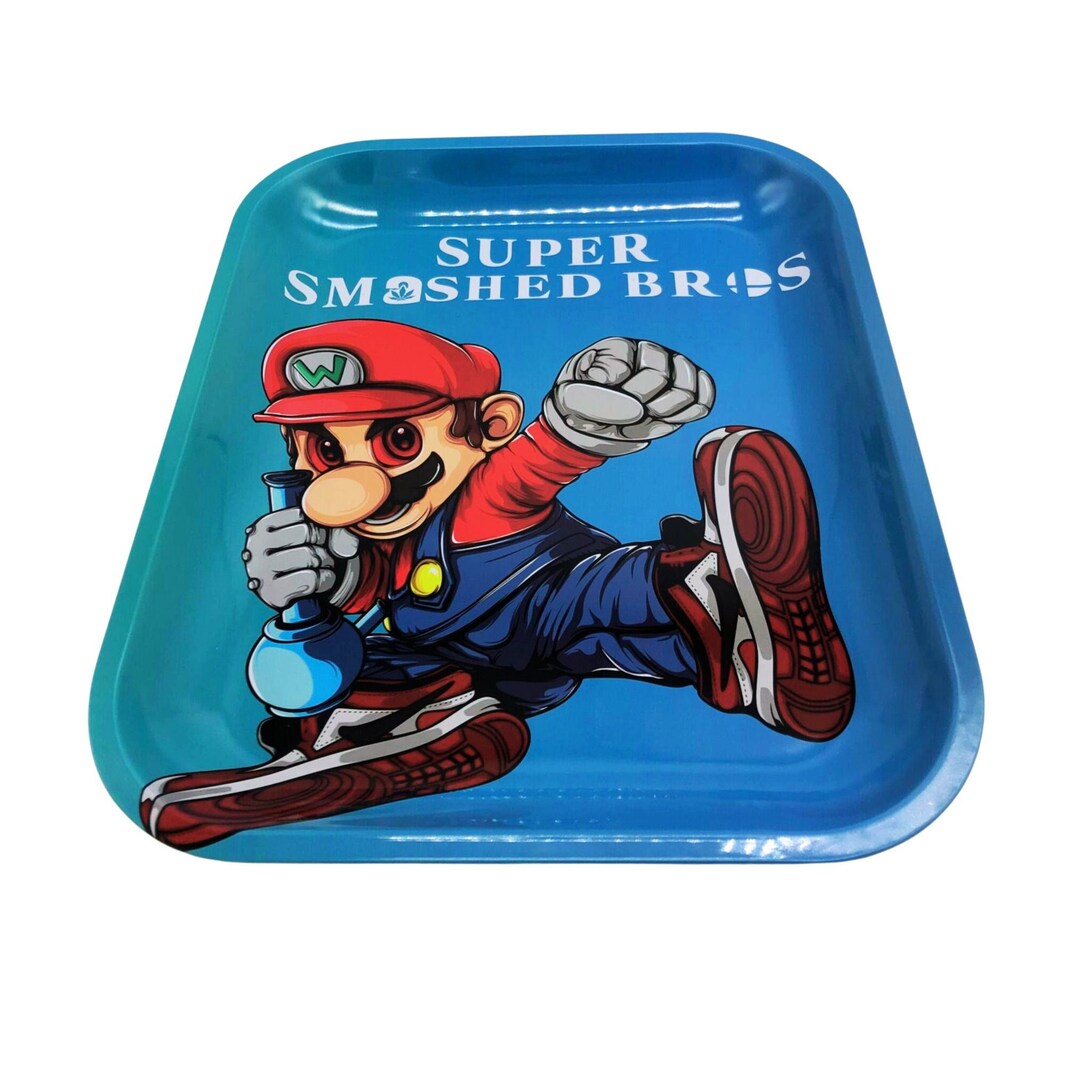 Super Smash Bros Metal Rolling Tray - Super Smash Brothers Melee ...