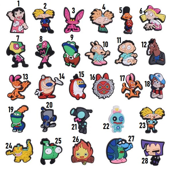 Cartoon Charms - Etsy