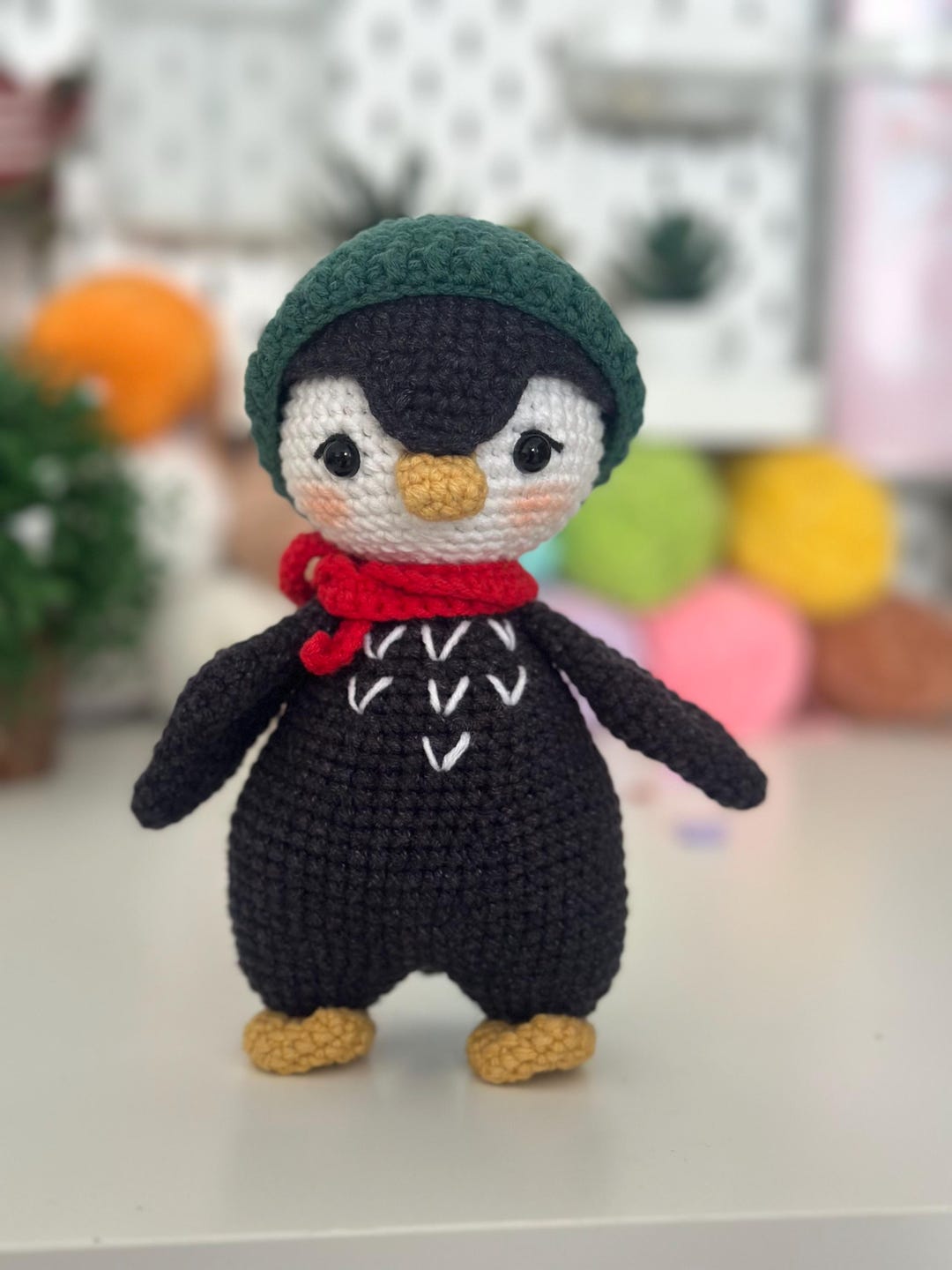 Amigurumi Penguin, Handmade, Christmas Gift, Cute Penguin, Crochet ...