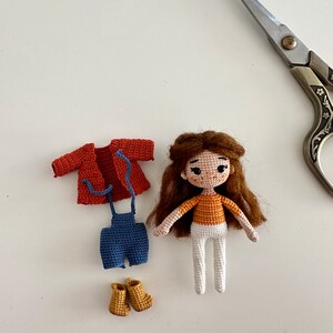 English Pattern, Miniature Doll Pattern, Pdf Pattern, All Clothes Can ...