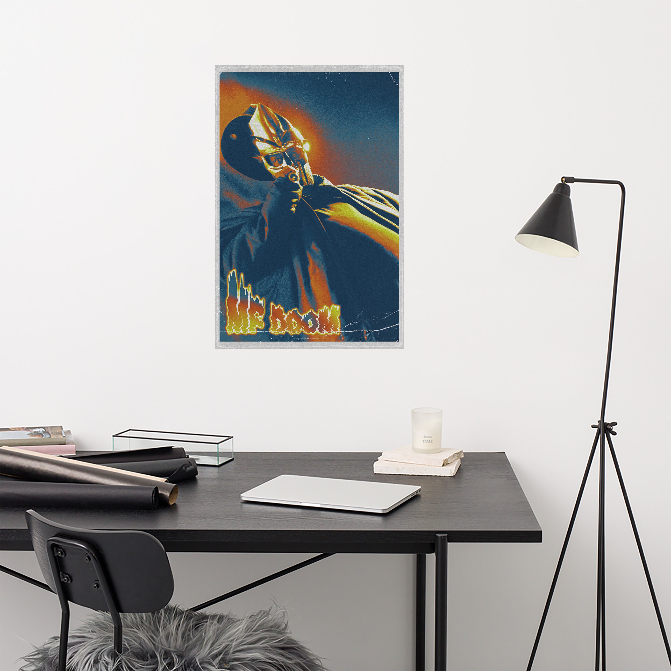 MF DOOM Poster, MF Doom Allcaps Poster, Home Decor, Wall Decor Print ...