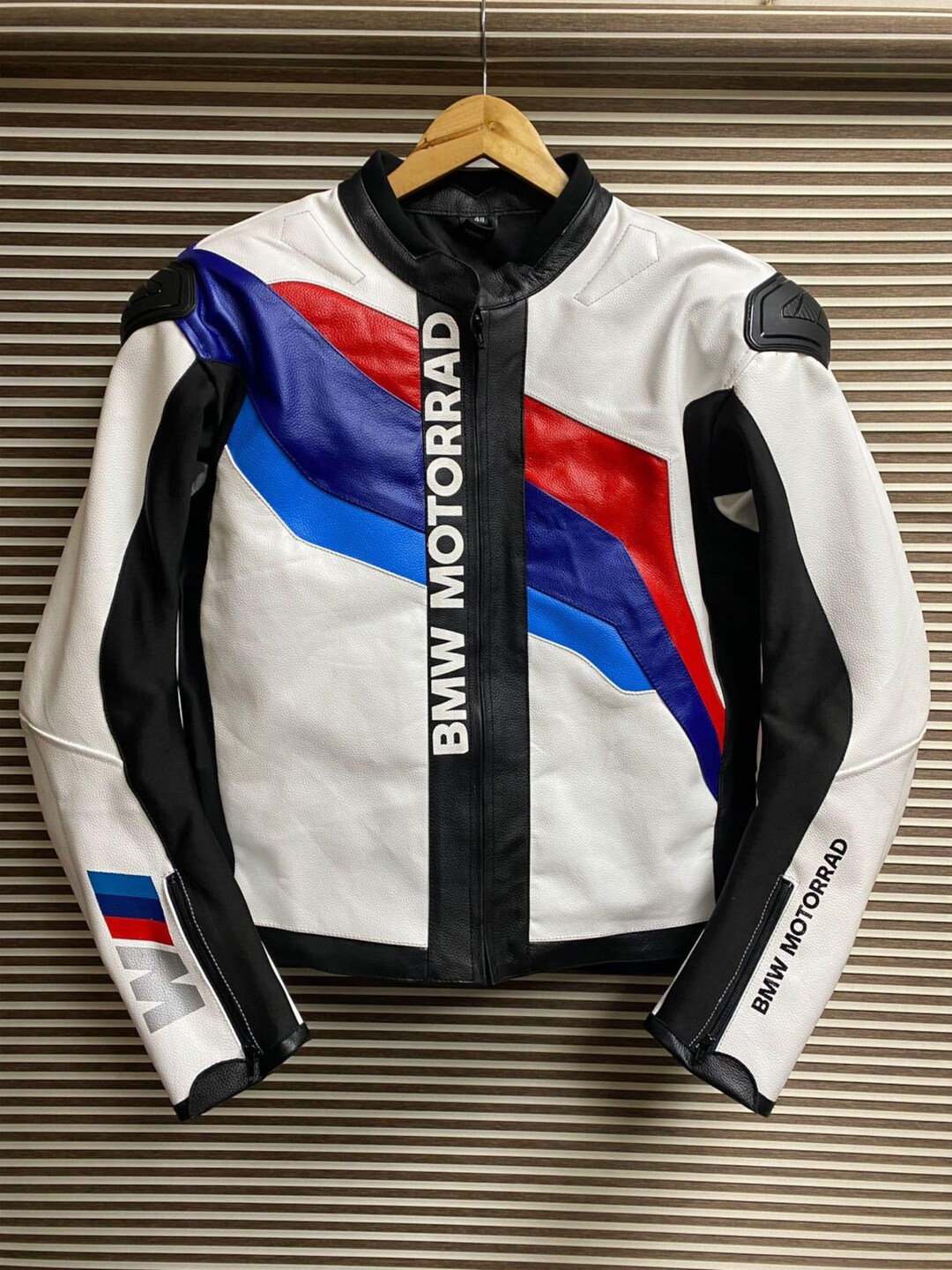 Customized Handmade Leather Jacket , Motorcycle Custom Racing Biker ...