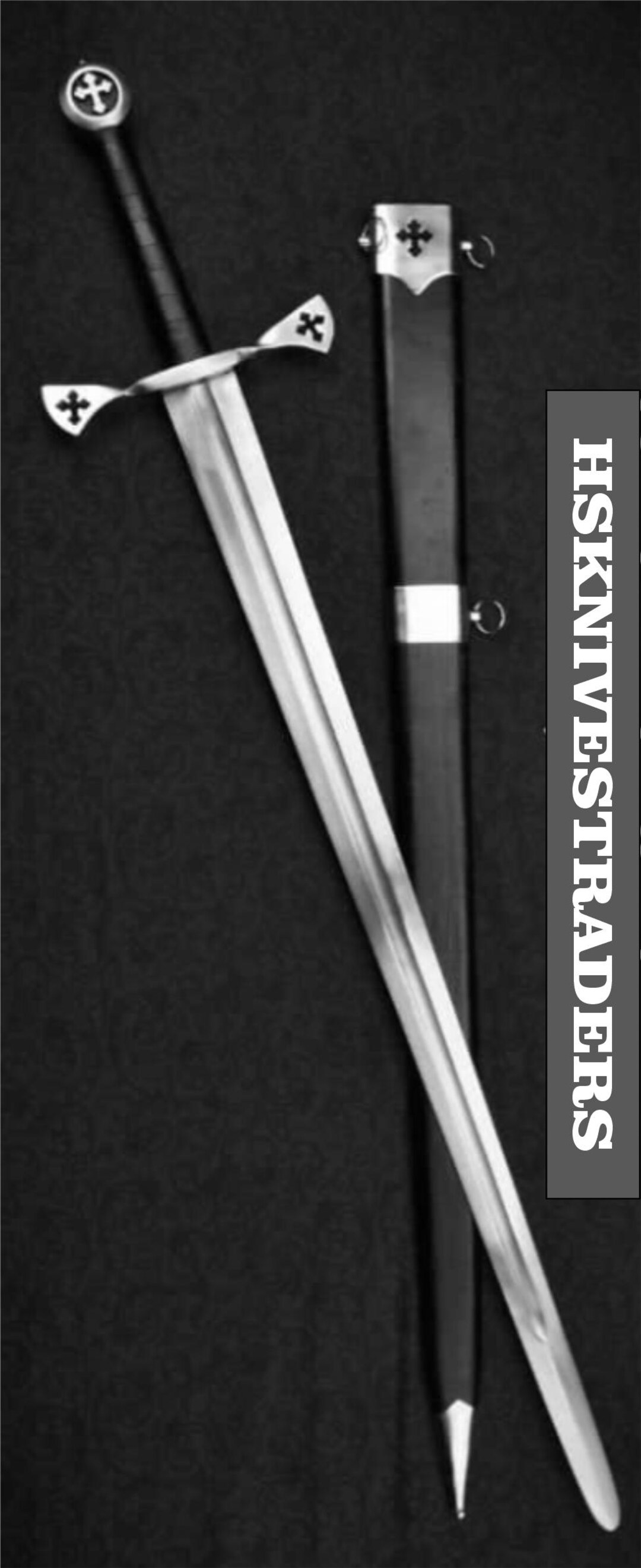 Handmade Knights Templar Sword Replica,medieval Sword Crusader Decor ...