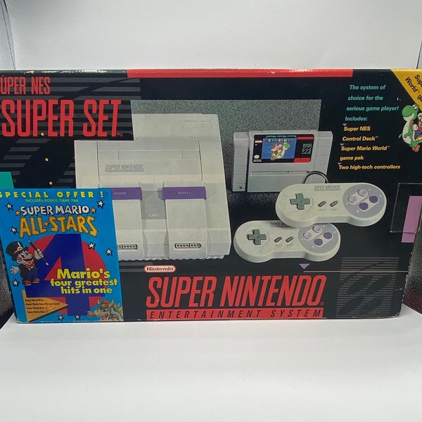 Super Nintendo Console - Etsy