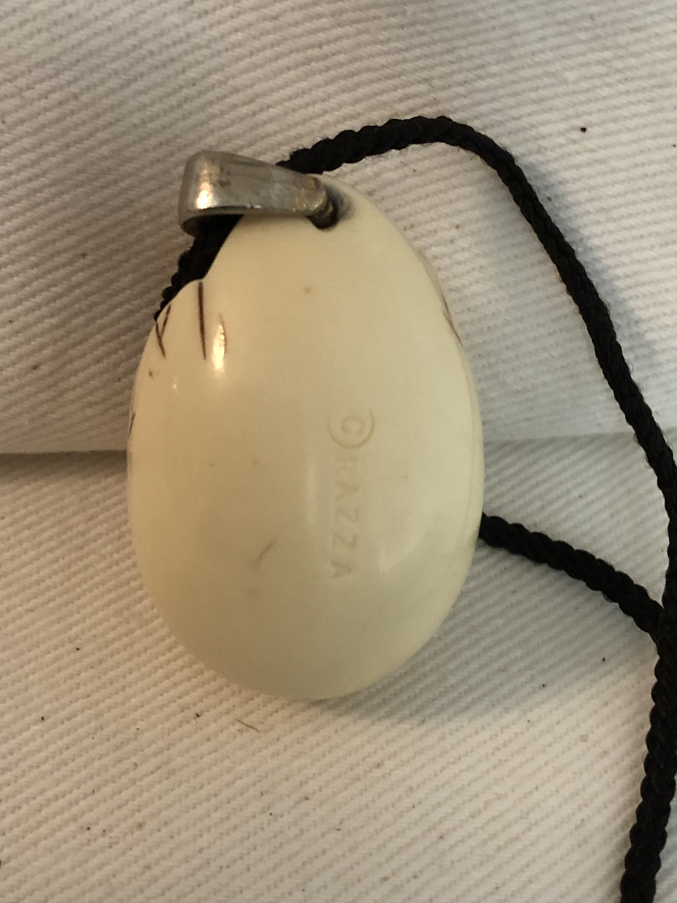 Vintage Luca Razza Necklace 1960s Chick in Egg - Etsy