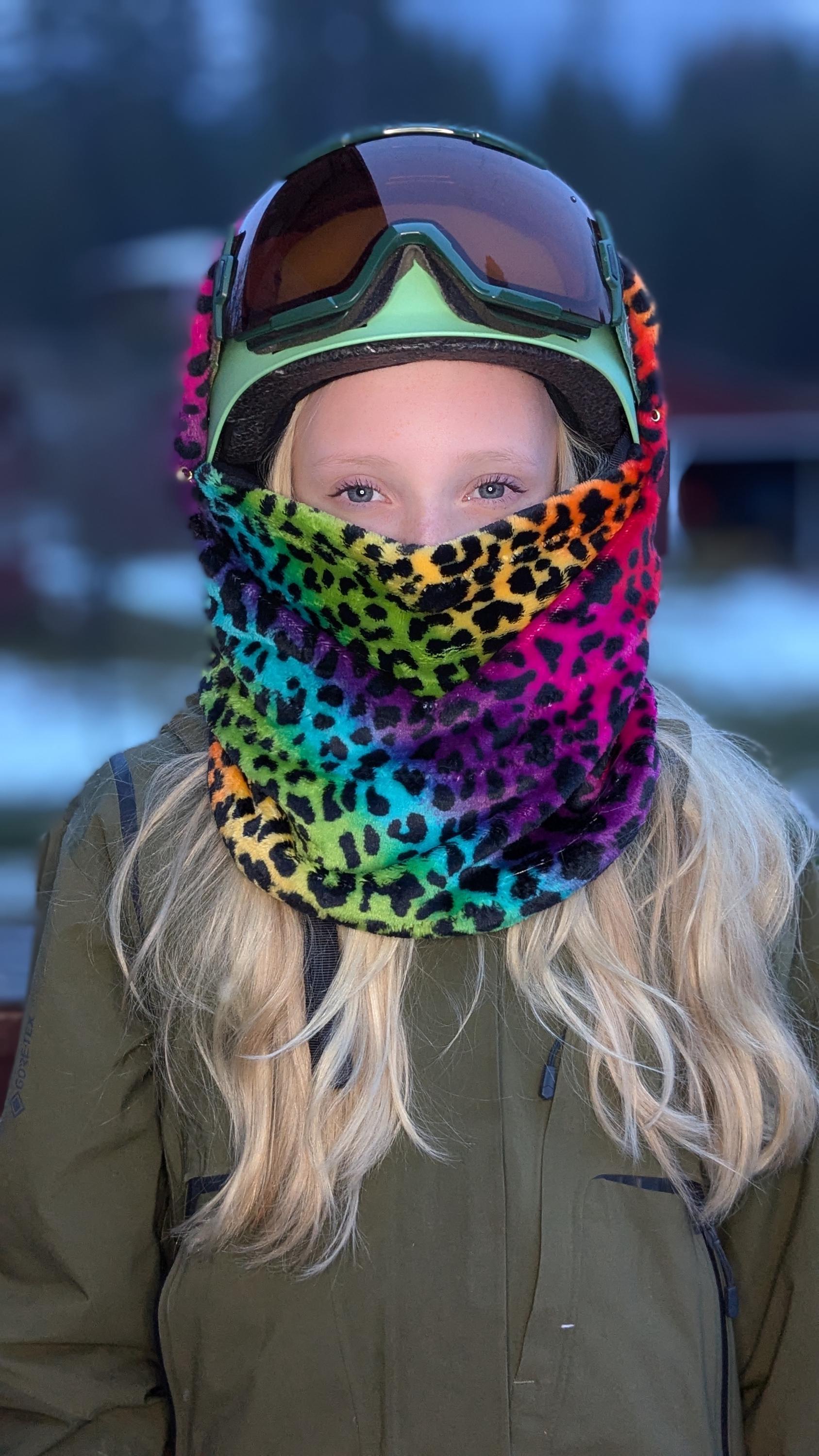 Premium Fleece Helmet Hood, Ski Hood, Snood, Balaclava, Face Mask ...