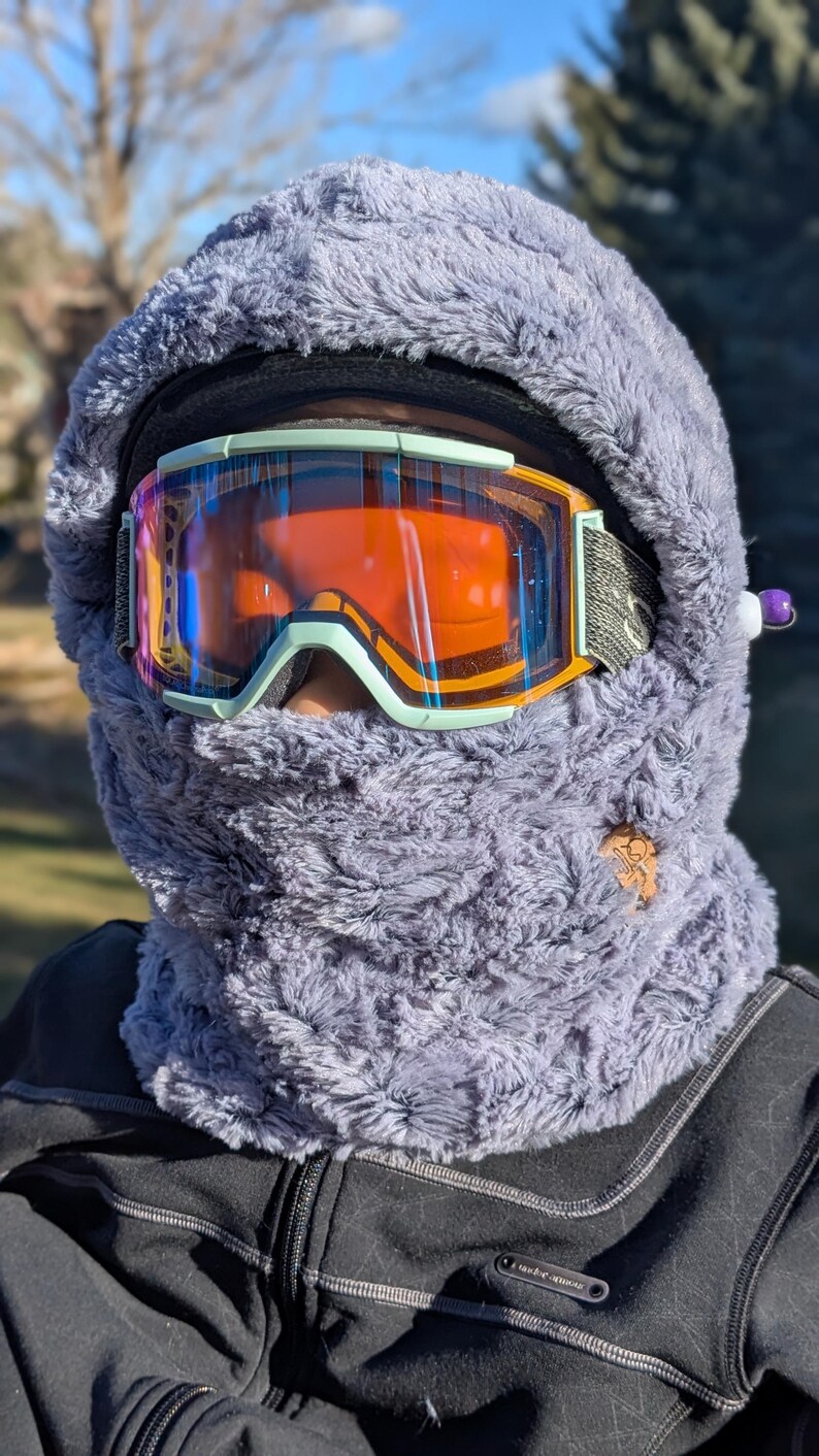 Premium Fleece Helmet Hood, Ski Hood, Snood, Balaclava, Face Mask ...