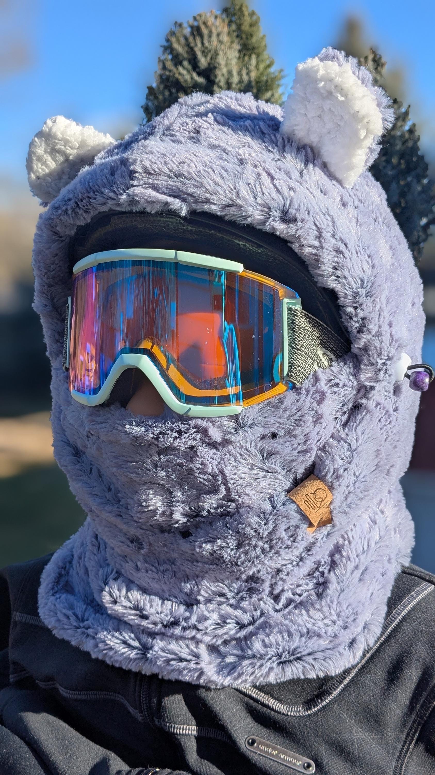 Premium Fleece Helmet Hood, Ski Hood, Snood, Balaclava, Face Mask ...