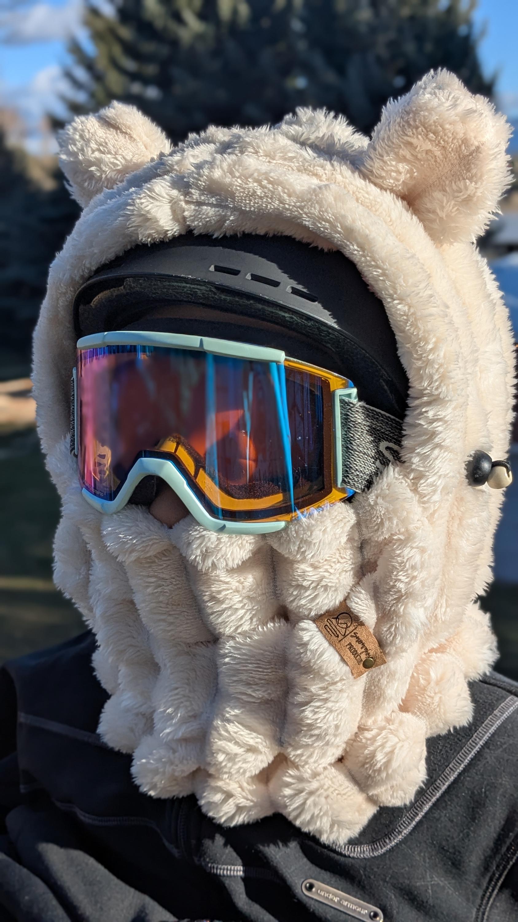 Premium Fleece Helmet Hood, Ski Hood, Snood, Balaclava, Face Mask ...