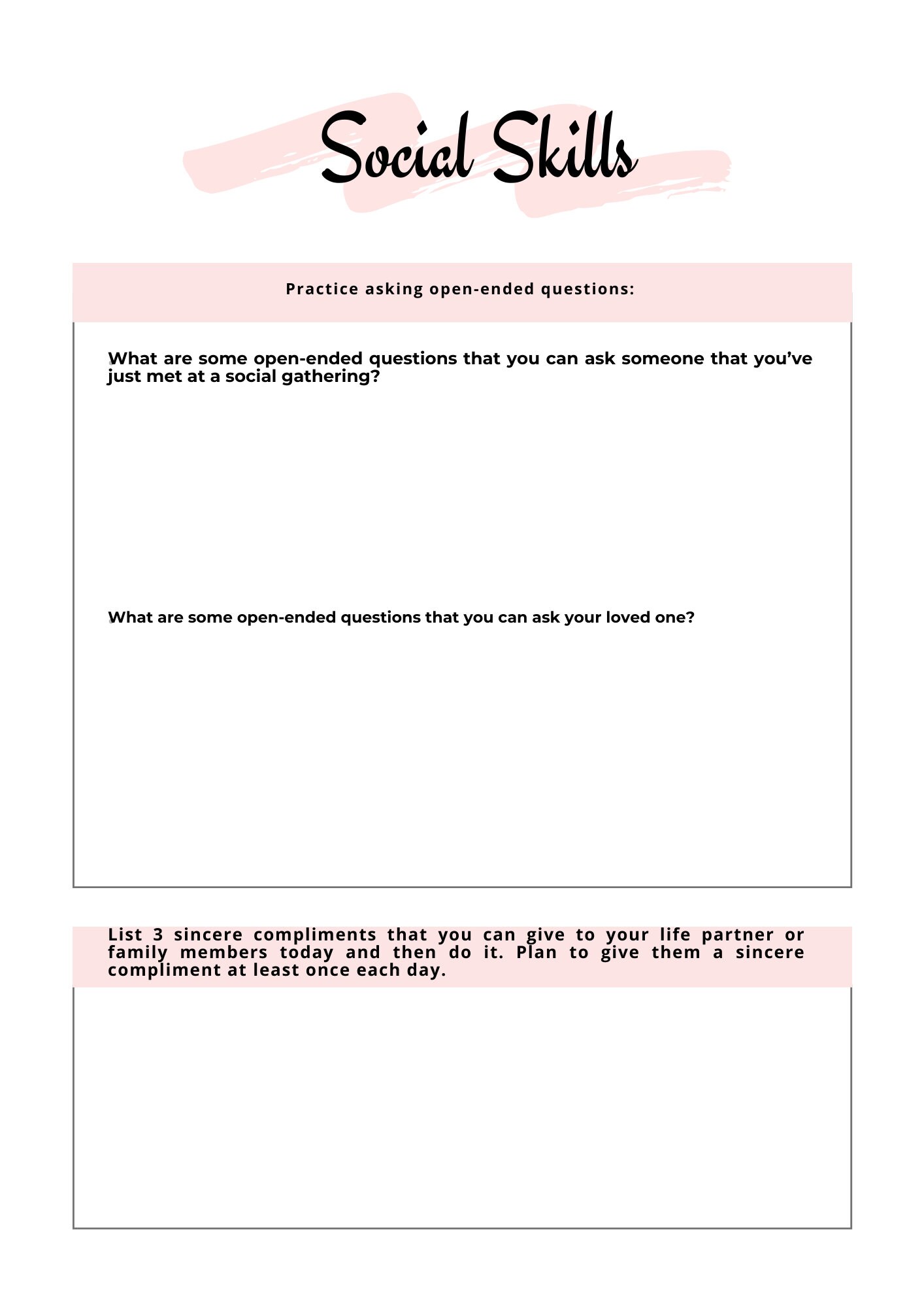 Emotional Intelligence Journal printable PDF Planner A4 A5 US Letter - Etsy