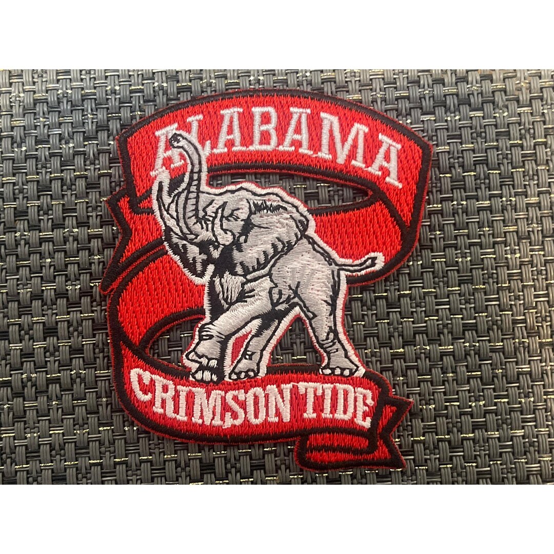 Alabama Crimson Tide Vintage Embroidered Iron on Patch 3 - Etsy