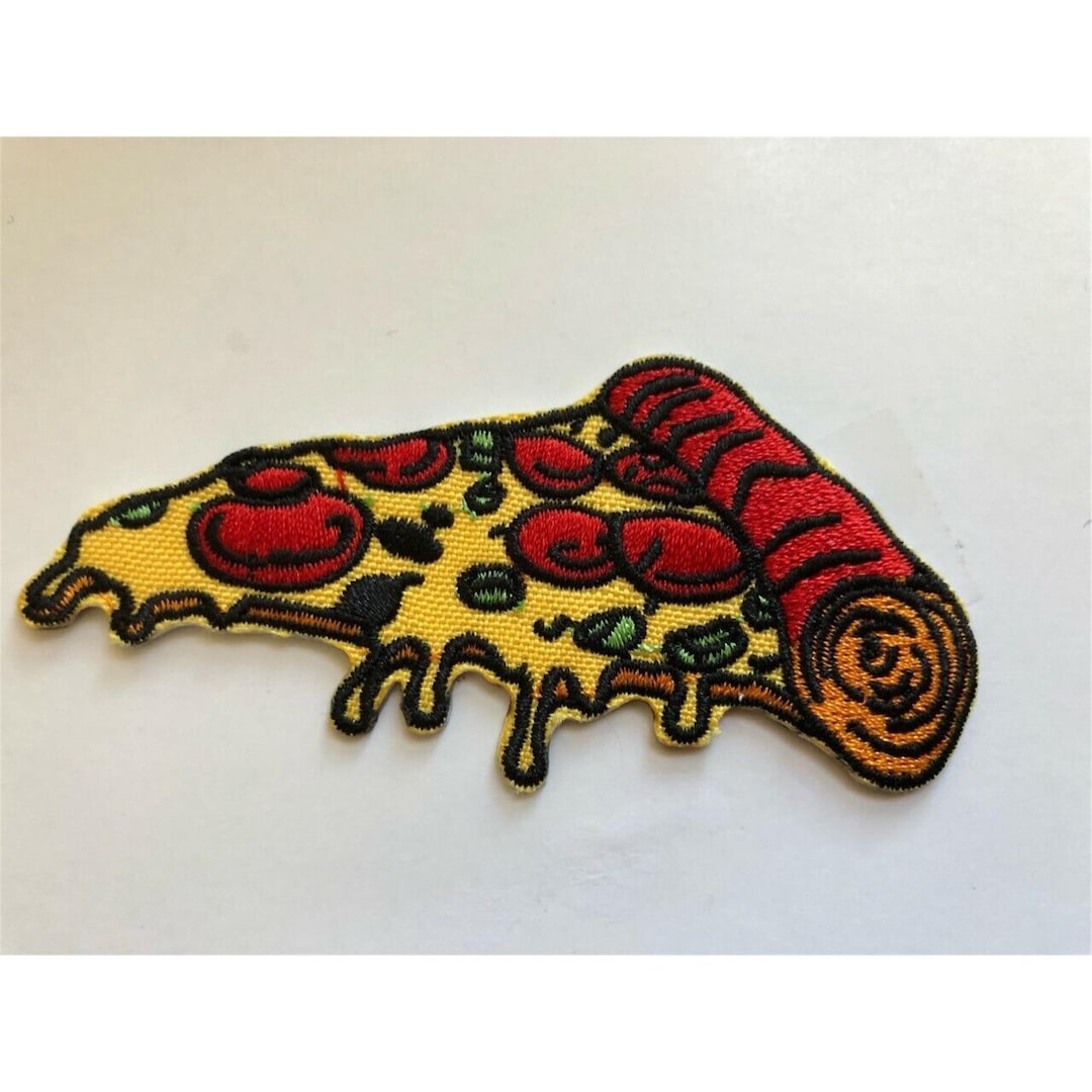 Slice of Pepperoni Pizza Slice Patch Iron-on/sew-on - Etsy