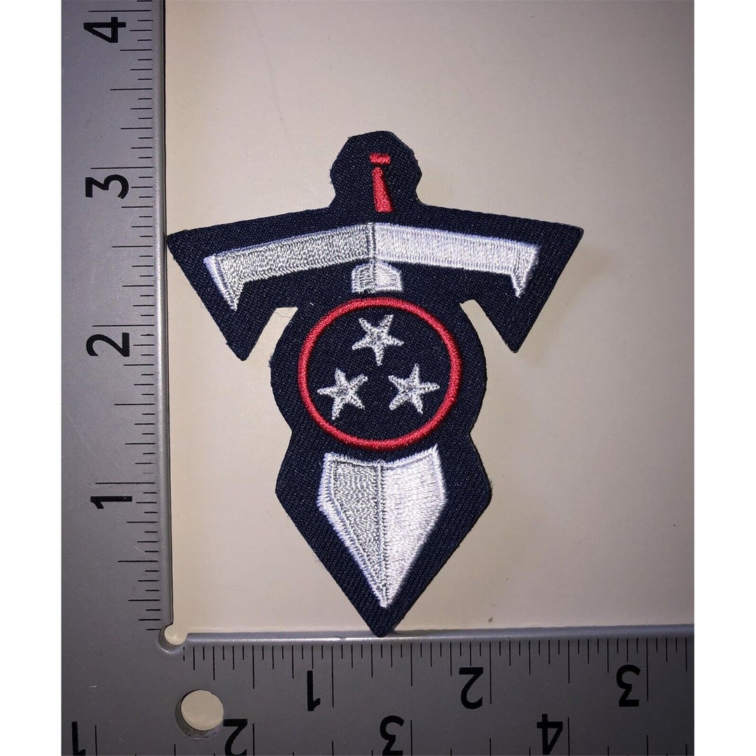 Tennessee Titans Iron on Logo Patch 3.25x3 Football - Etsy
